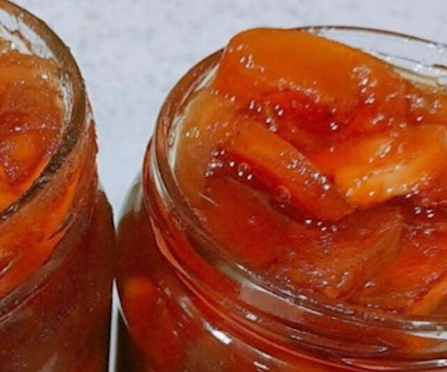 Cel mai delicios gem-dulce de mere cu nuanțe de chihlimbar: Cu el ...
