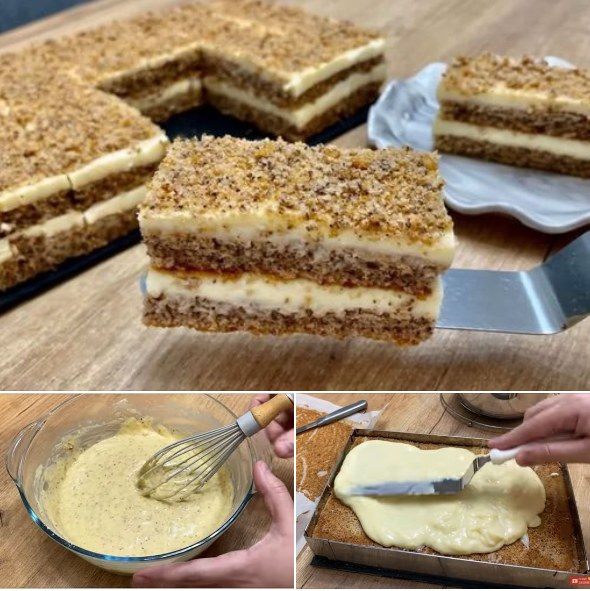 PASTEL ÚNICO CON NUECES – imprescindible en cada mesa de postres – Recipes