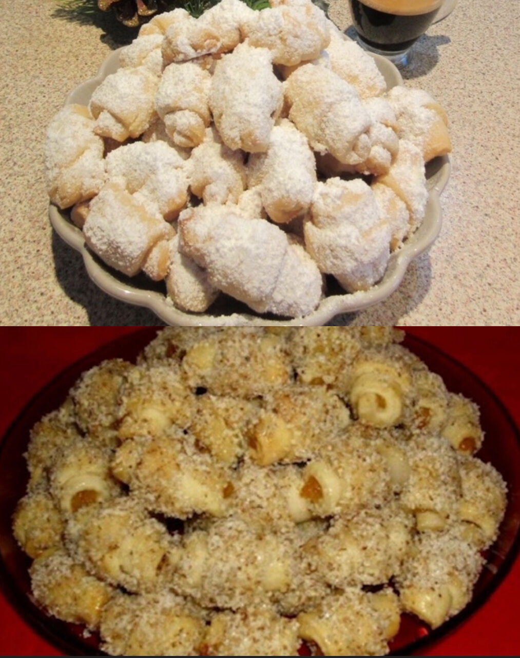 Vinski lokumki din caietul vechi... Cornulețe de post pentru sărbători ...